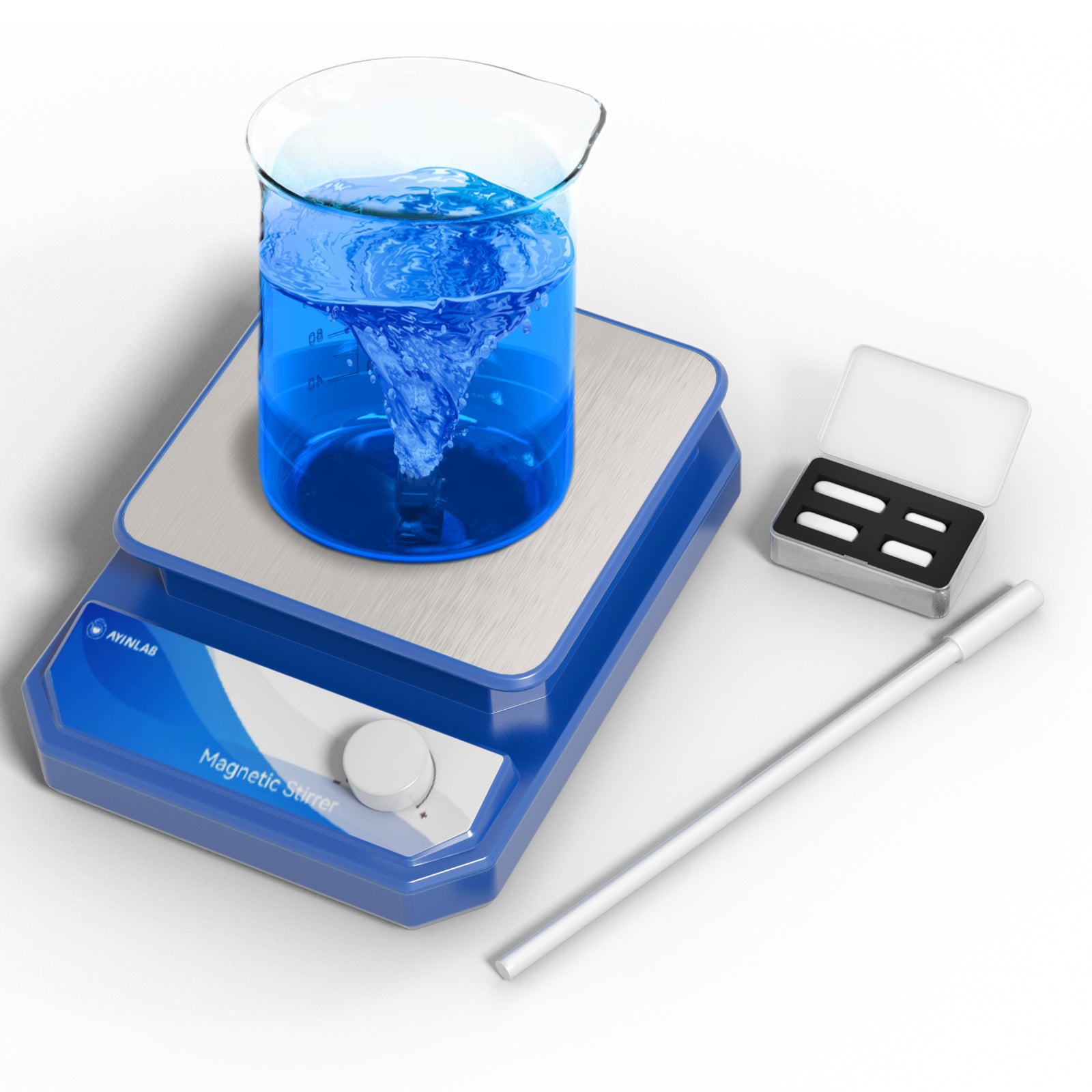 AYINLAB Magnetic Stirrer 3000rpm - Blue Set