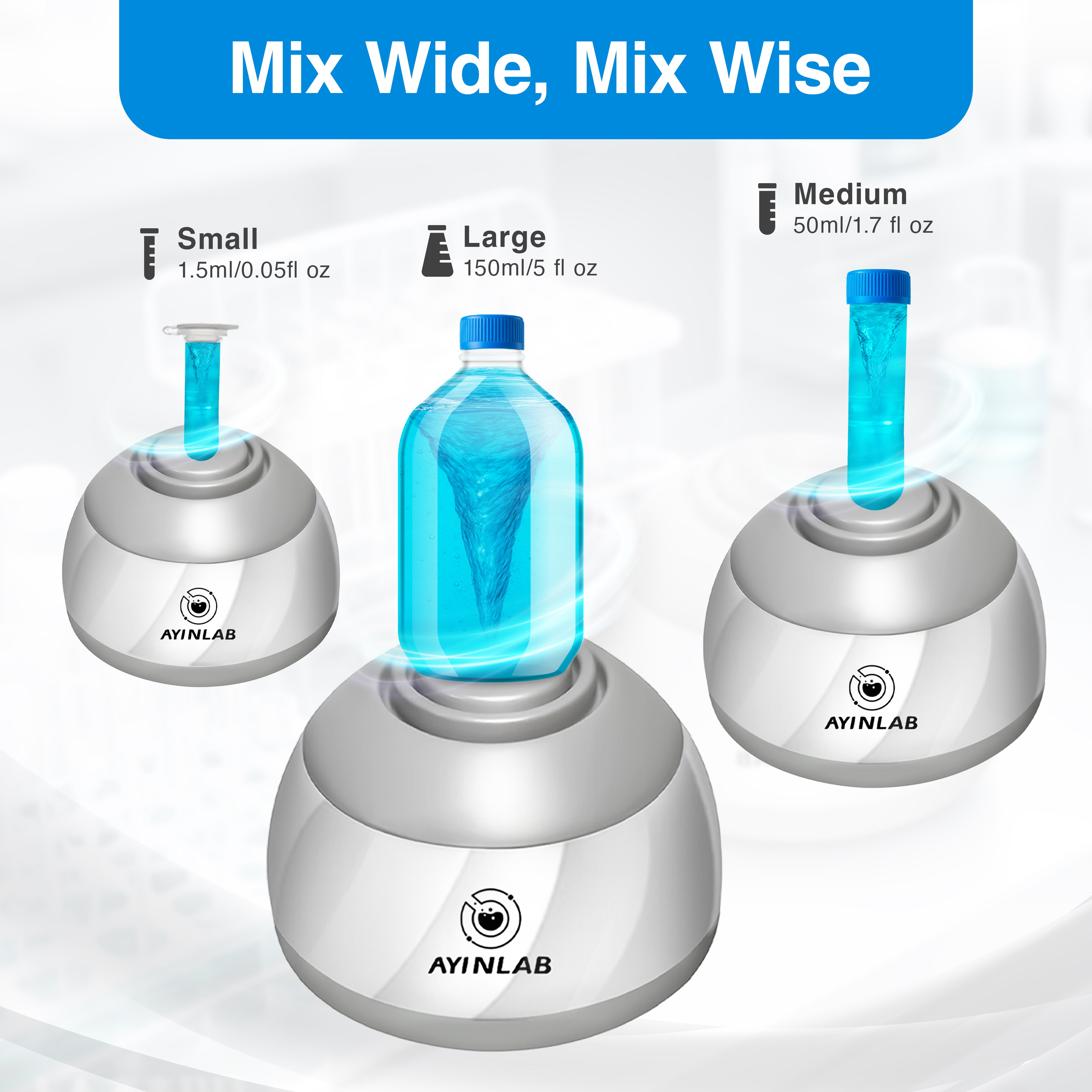 AYINLAB | Mix Wide Vortex Mixer 4000RPM
